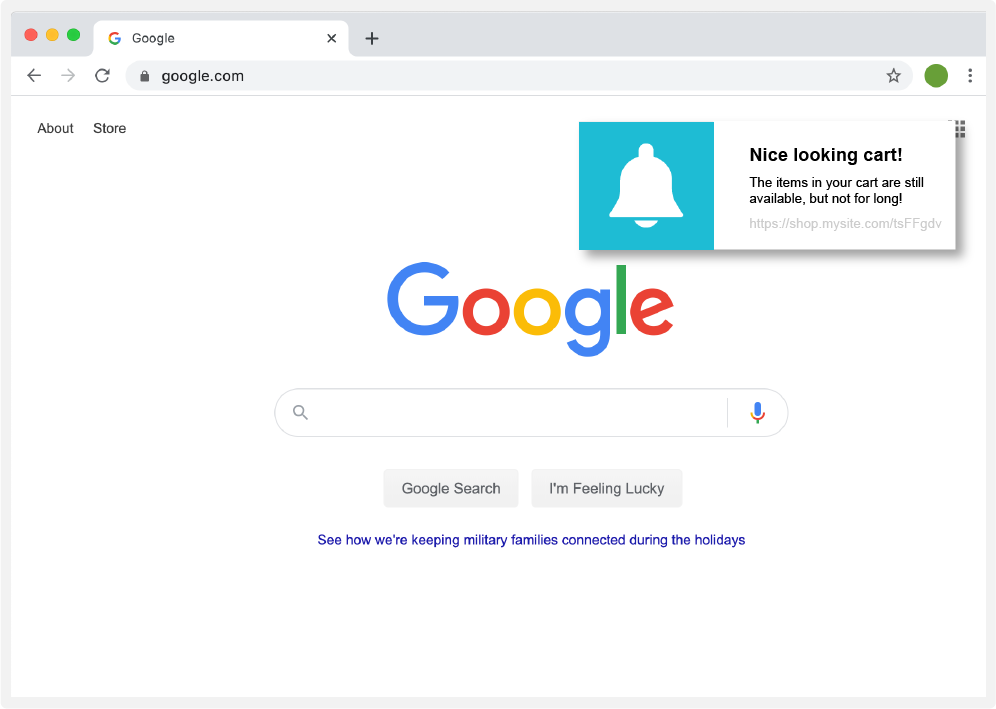 12 Examples of High Converting Abandoned Cart Push Notifications