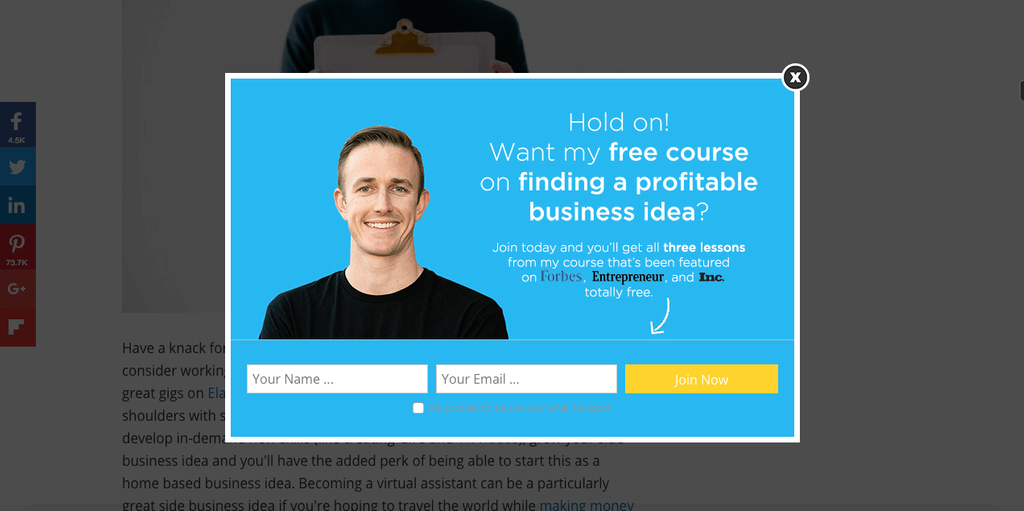 The 12 Best Exit Intent Popup Examples (121%+ Conversion Boost)